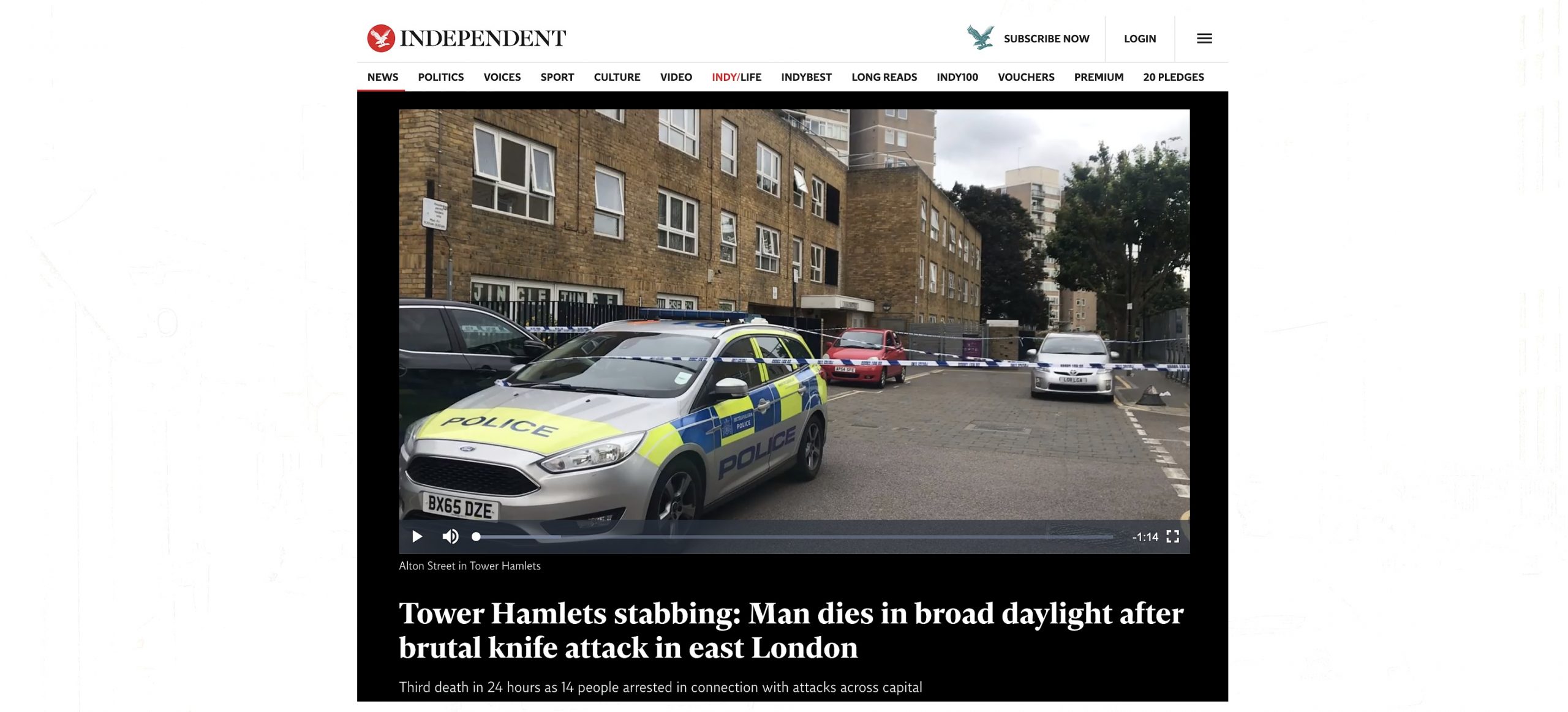Crime in Tower Hamlets – Our Bow