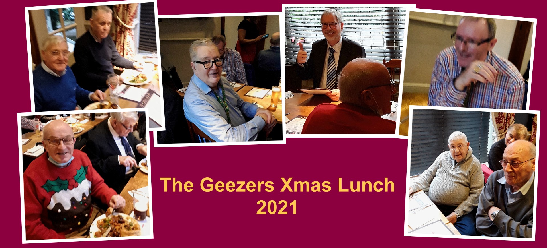 The Geezers Christmas Lunch plus the Lady Franklin news – Our Bow