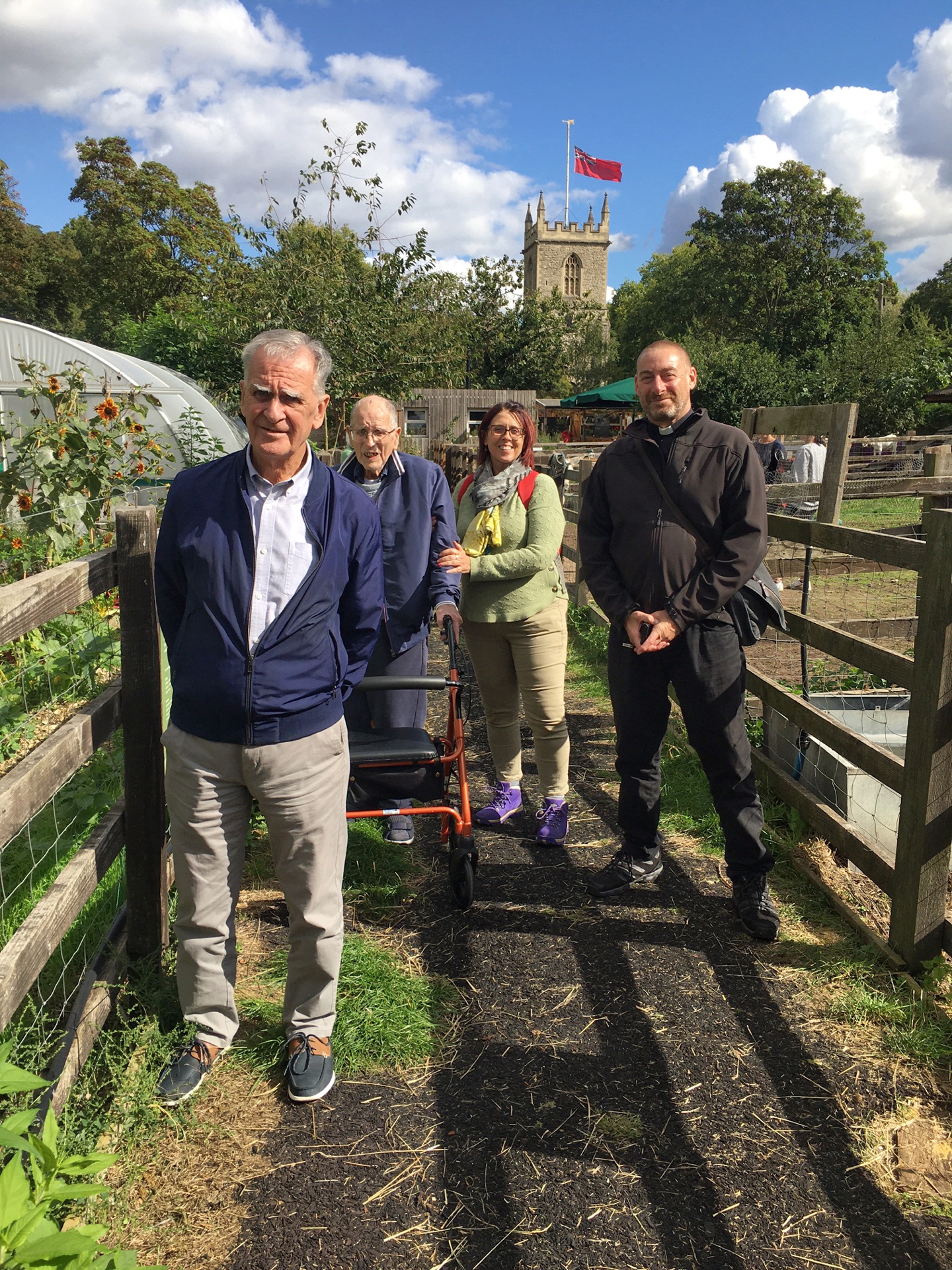 The Geezers visit their new allotment at Stepney City Farm – Our Bow