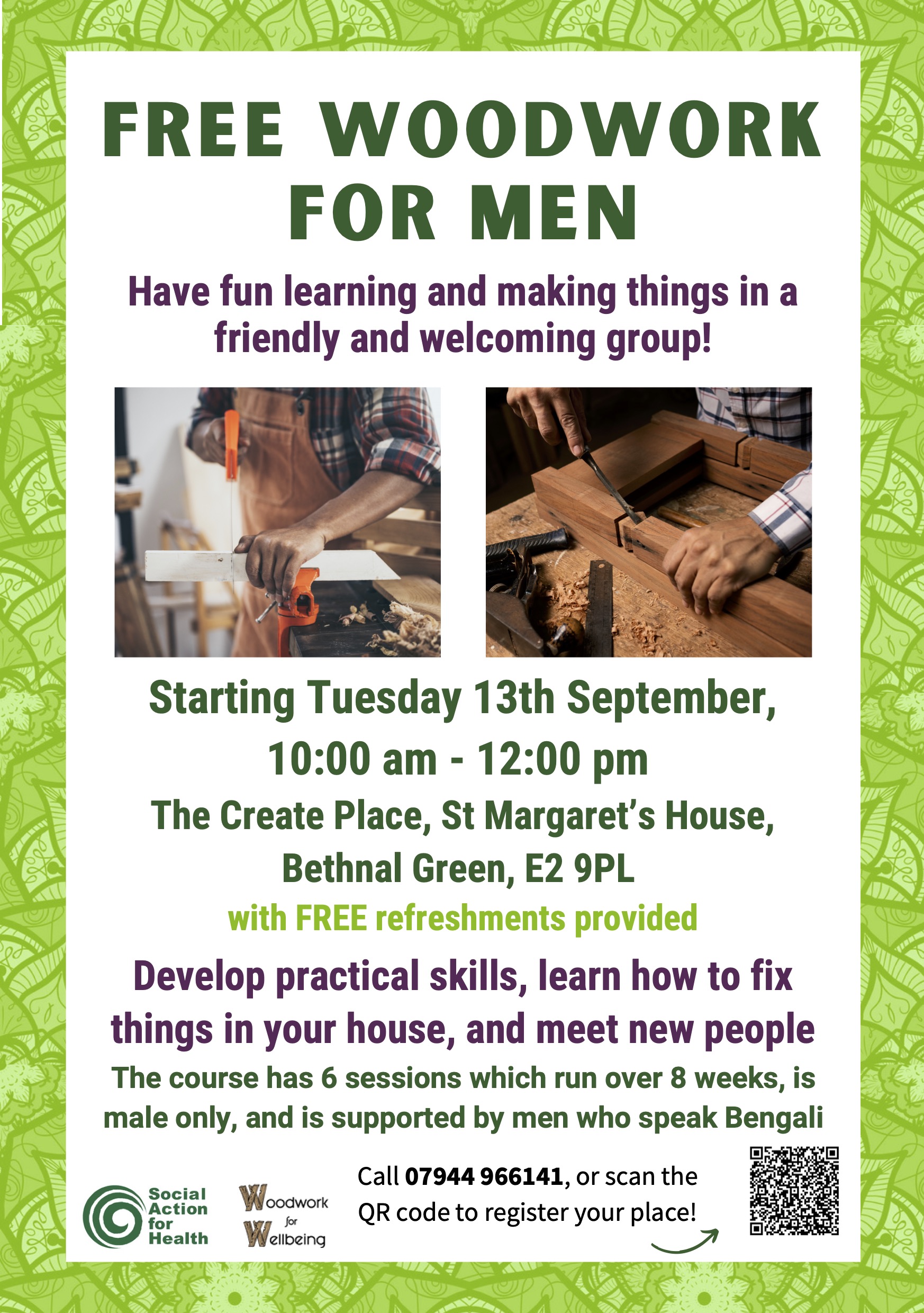 Courses and Classes near Bow – Our Bow