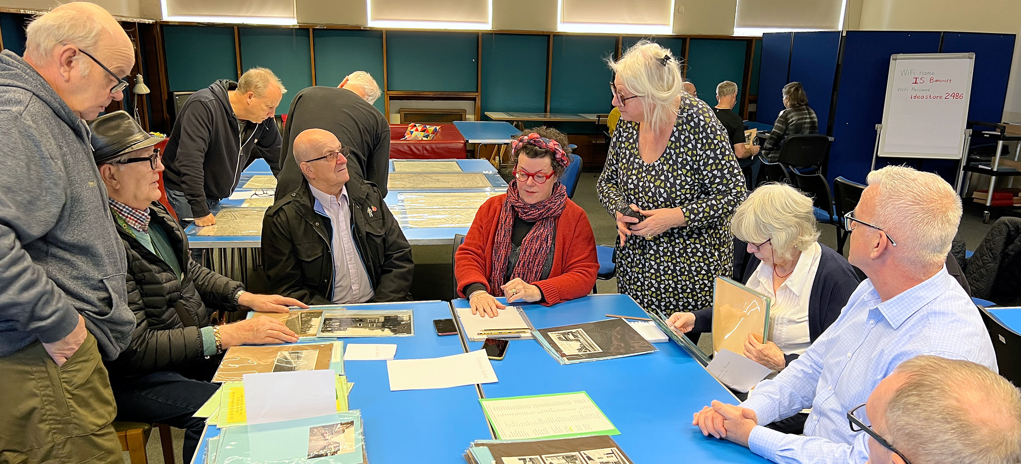 Geezers visit Tower Hamlets Archives – Our Bow