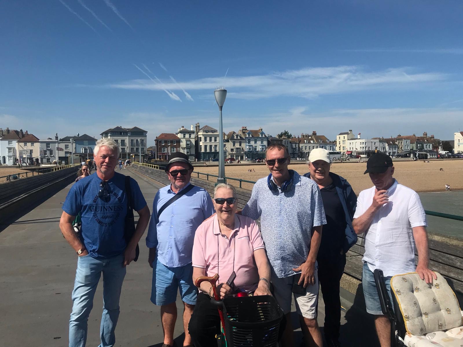 The Geezers and friends have an ideal day at the seaside – Our Bow